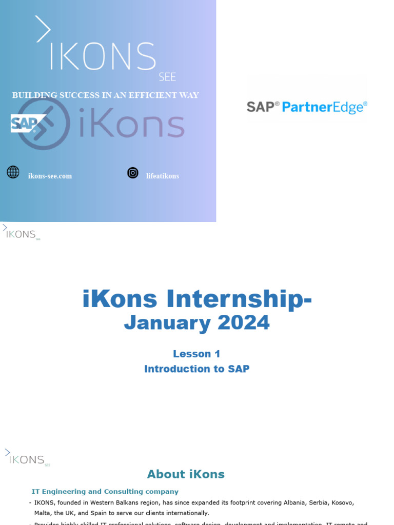 Internship - Lesson 1 | Download Free PDF | Databases | Enterprise ...