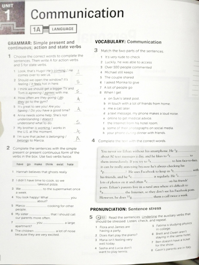 Grammar, Vocabulary Page 2 | PDF