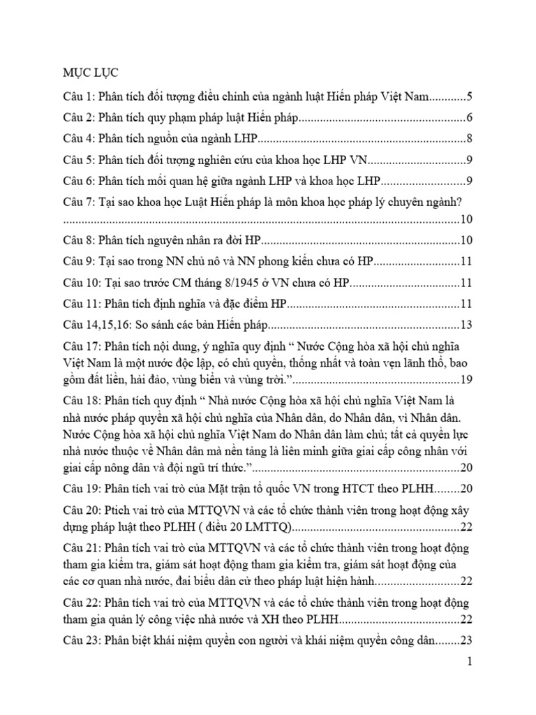 (123doc) - Cau-Hoi-Va-Dap-An-On-Thi-Van-Dap-Luat-Hien-Phap | PDF