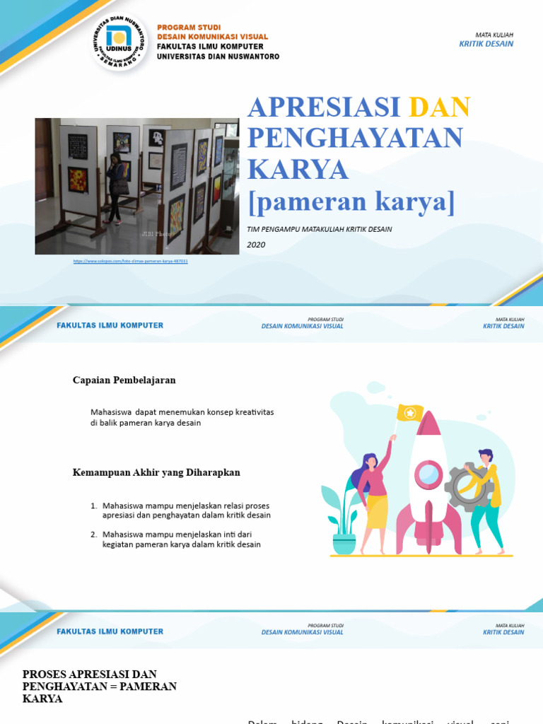 Pertemuan 13 - Apresiasi Dan Penghayatan Karya | PDF