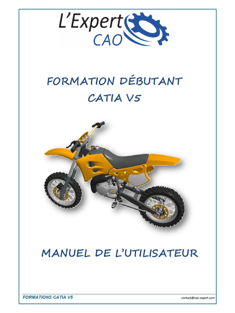 Guide - CATIA V5 - Debutant P1 | PDF