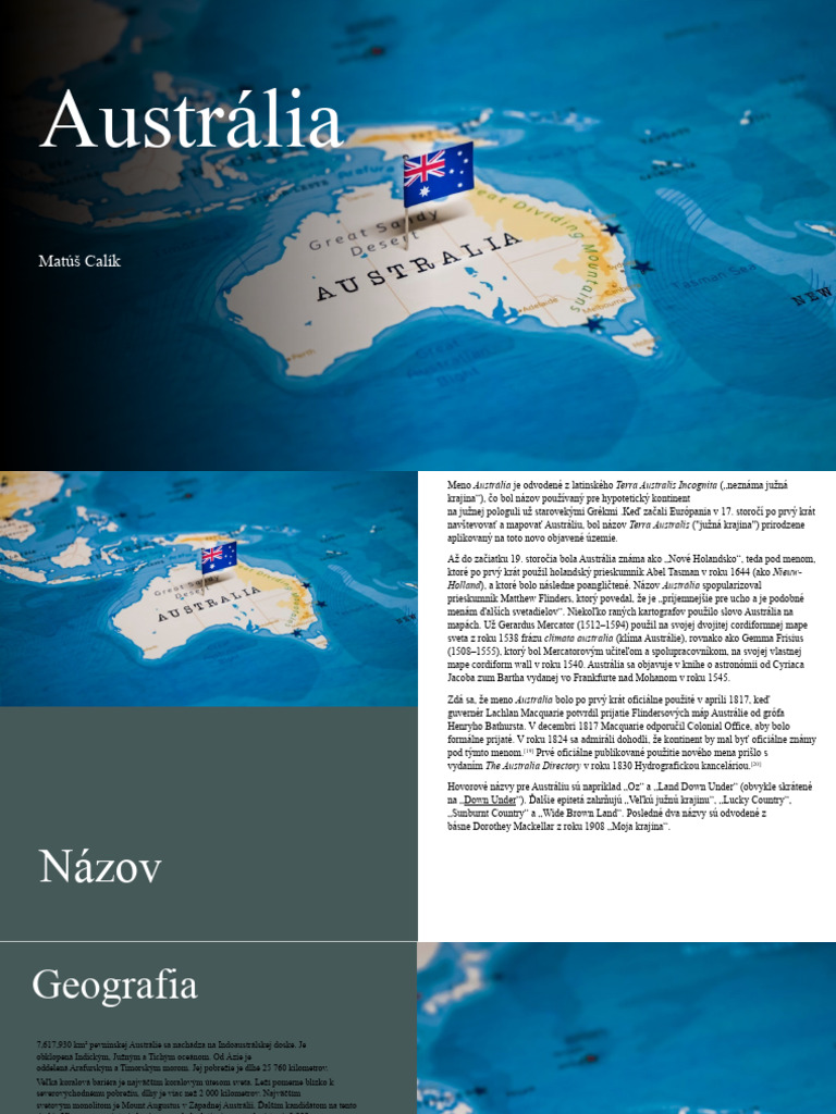 Austrália: Matúš Calík | PDF