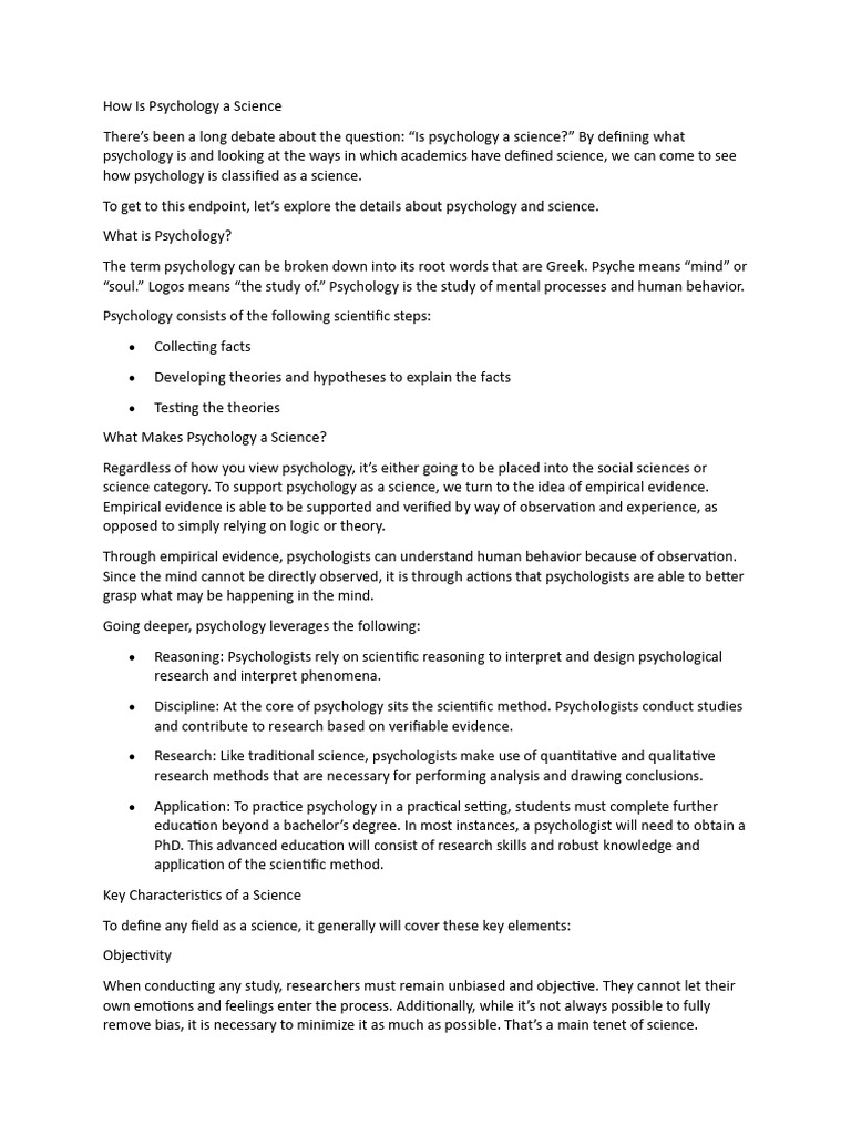 Ba Nep Psychology Paper 1 Full Notes | PDF | Psychology | Behaviorism