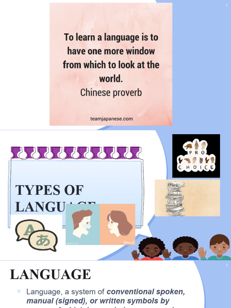 Types of Language | PDF | Jargon | Dialect