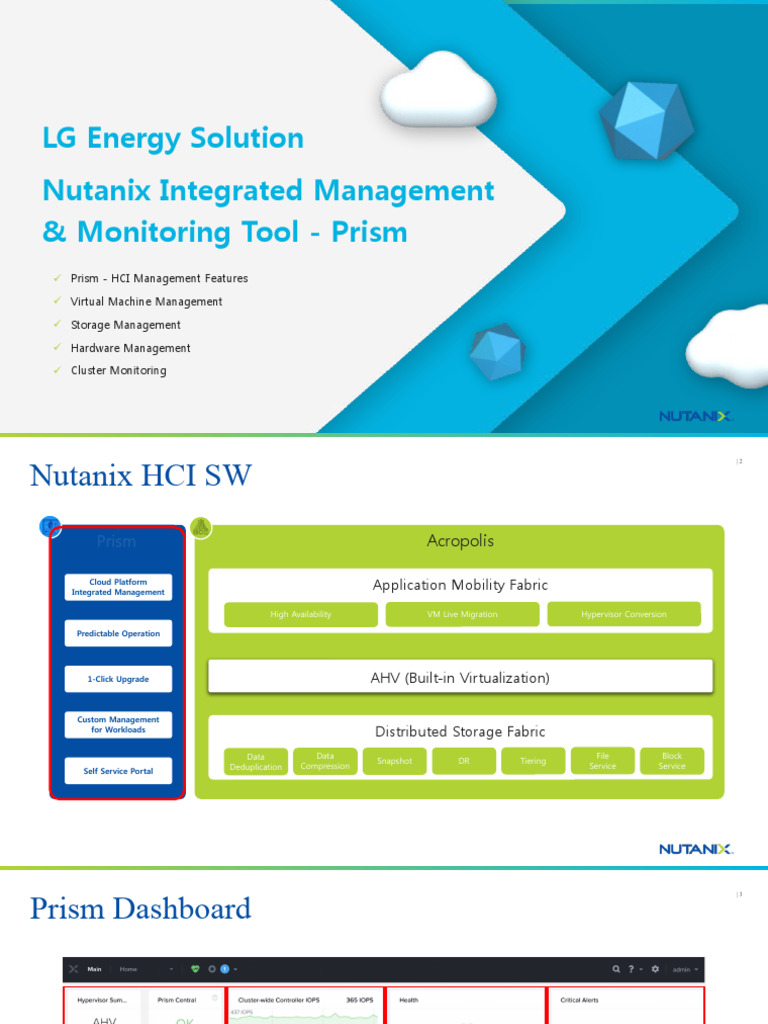 Nutanix Management | PDF