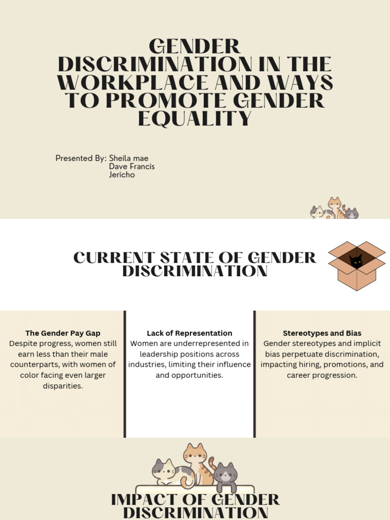 DEVELOPMENTAL INITIAL PROPOSE PPTX Gender Discrimination in The ...