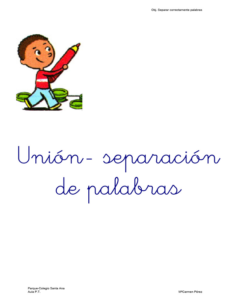 union-separacion-de-palabras | PDF