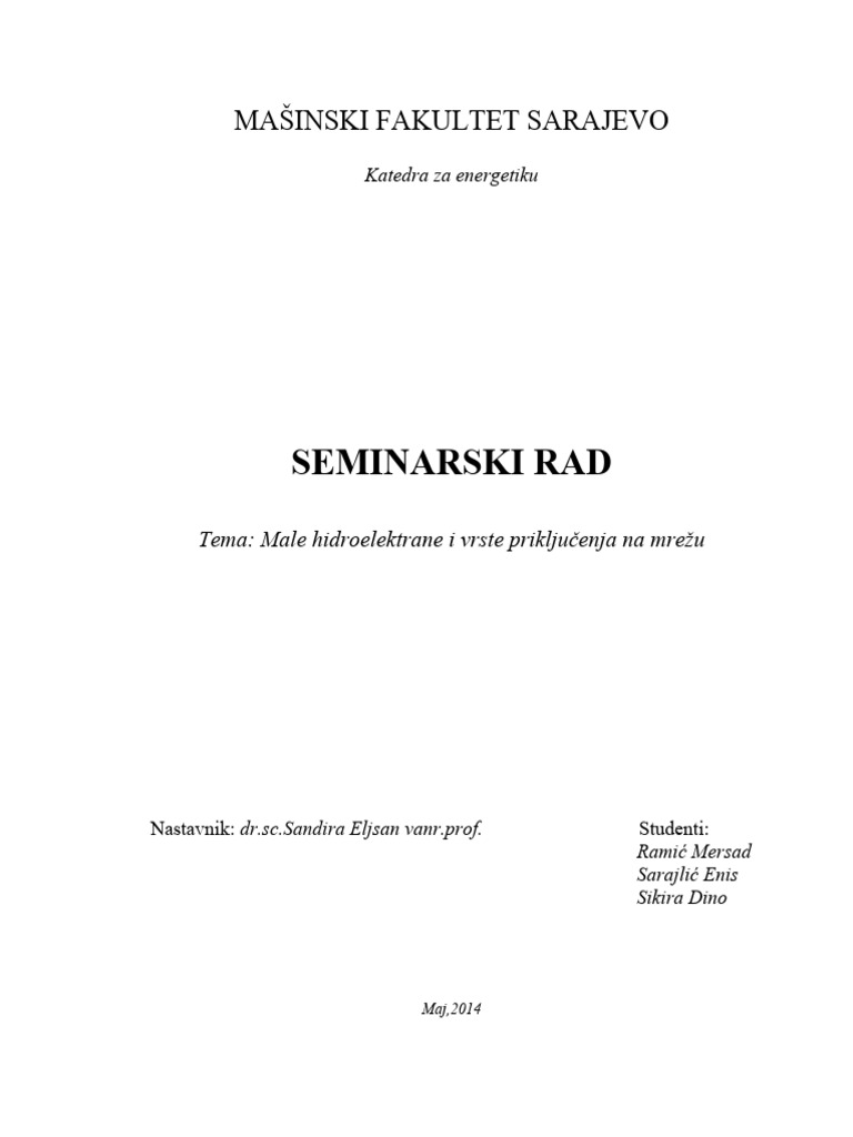Seminarski Rad mHE | PDF