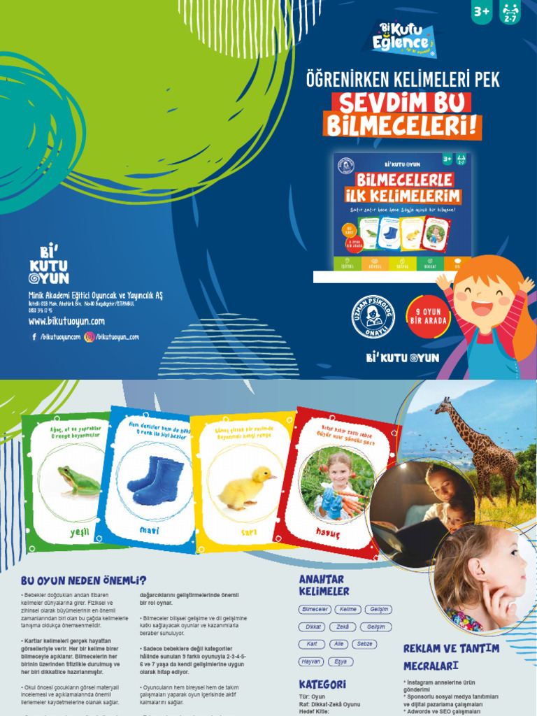 Bi̇lmecelerle İlk Keli̇meleri̇m | PDF