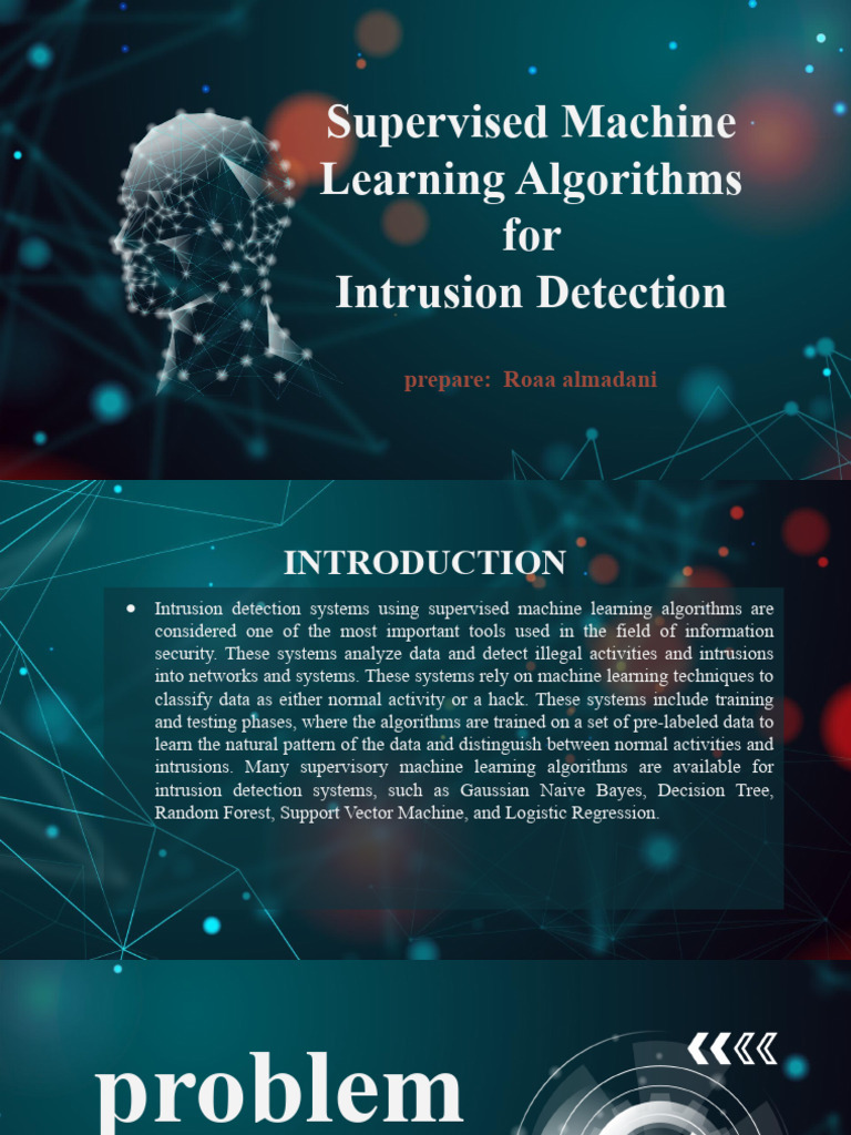 Supervised Machine Learning Algorithms For Intrusion Detection Pdf Machine Learning Security