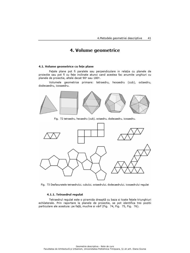 Curs 6 - Volume geometrice 1 (1) | PDF