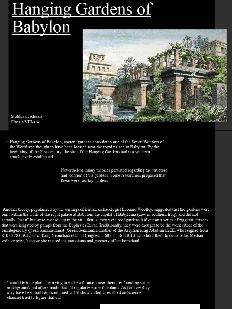 Hanging Gardens of Babylon | PDF