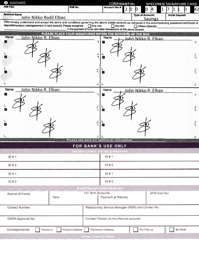 SSC - Sign | PDF | Banking | Money