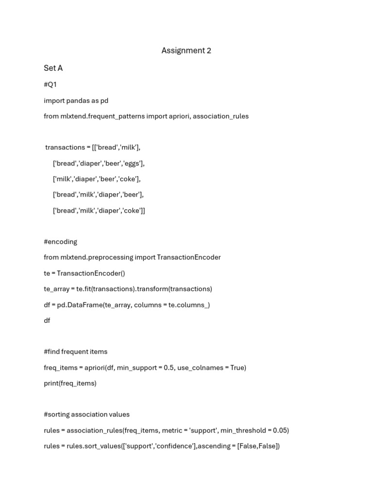 DA Assignment 2 | PDF