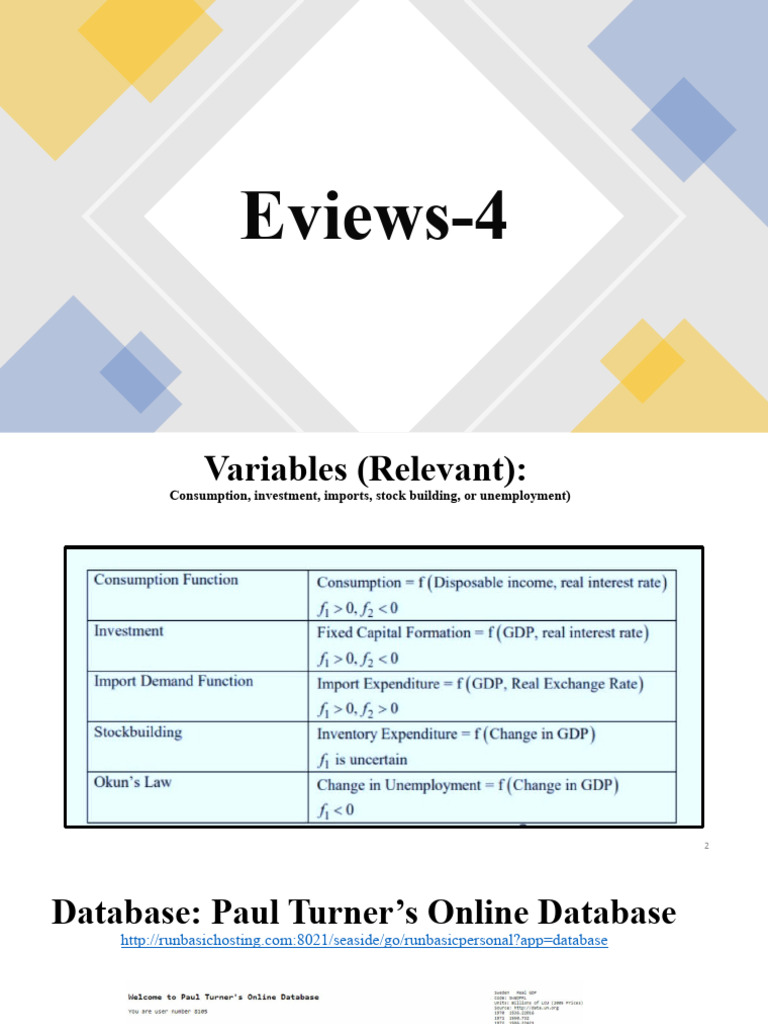 Econometrics Guide E-Veiw | Download Free PDF | Errors And Residuals | Linear Regression
