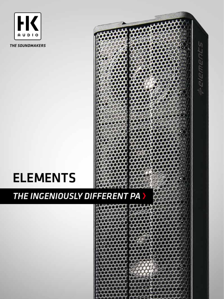 HK Audio ELEMENTS PA System Overview | PDF | Loudspeaker | Decibel