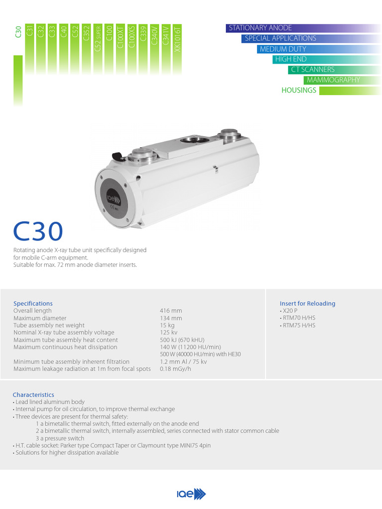 C30 (Brochure) | PDF | Vacuum Tube | Manufactured Goods