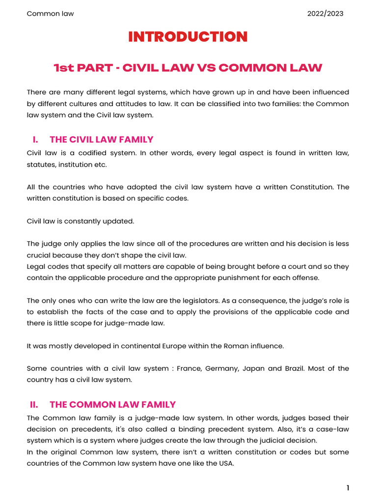 Common Law | PDF | Common Law | Equity (Law)
