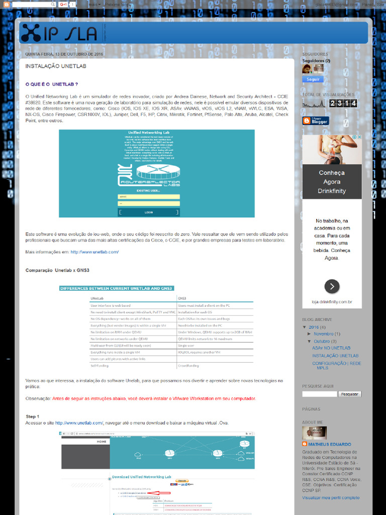 Unifield Network Lab | PDF