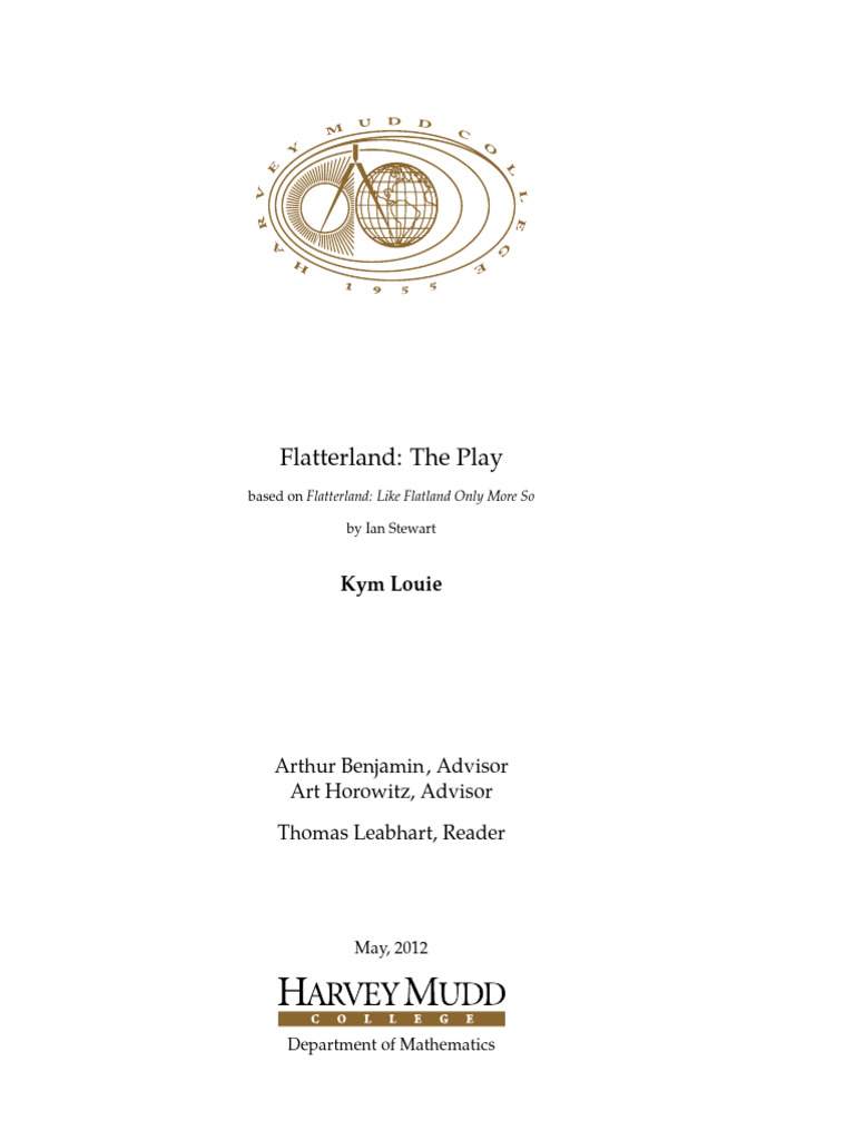 Flatterland The Play | PDF | Young Adult