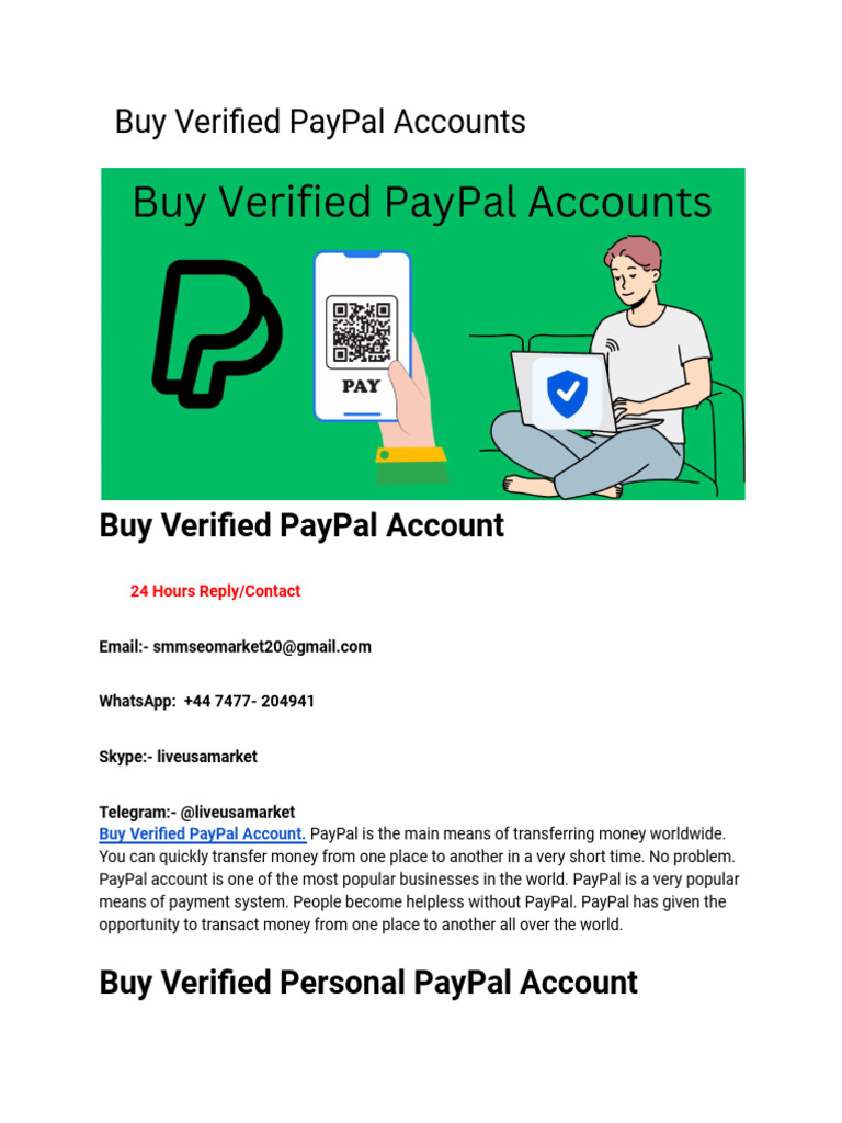 Verified PayPal Accounts-2025 | PDF | Pay Pal | Credit Card