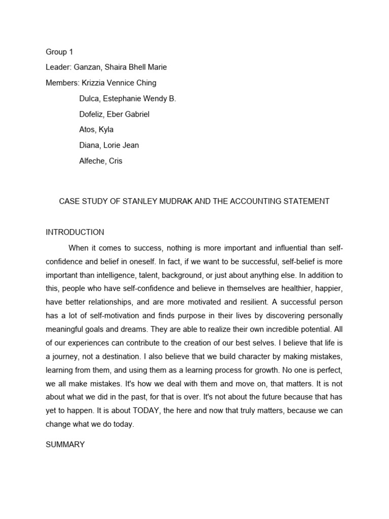 Group 1 Case Study | PDF | Income Statement | Marketing
