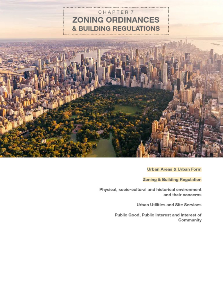 Session 7 - Zoning Ordinances & Building Regulations | PDF