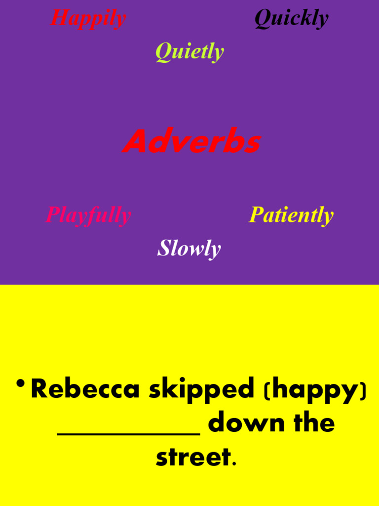 Adverbs PPT Quiz | PDF
