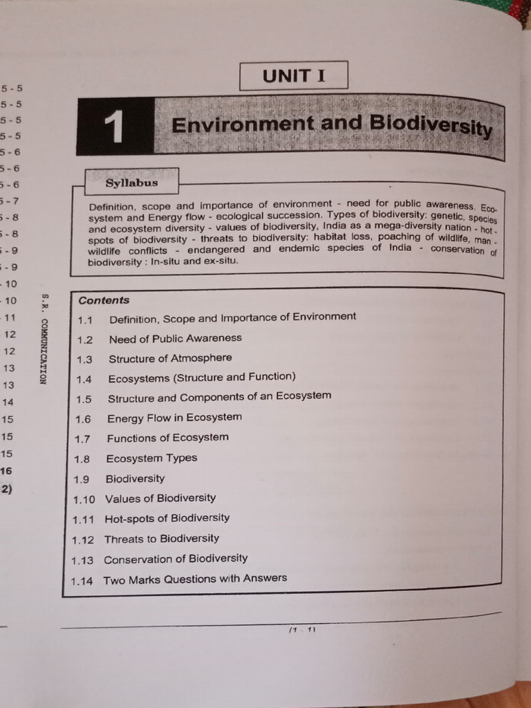 Environment Sustainability Anna University | PDF