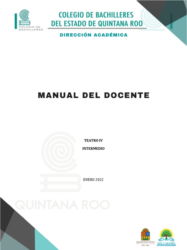 Manual Del Docente | PDF