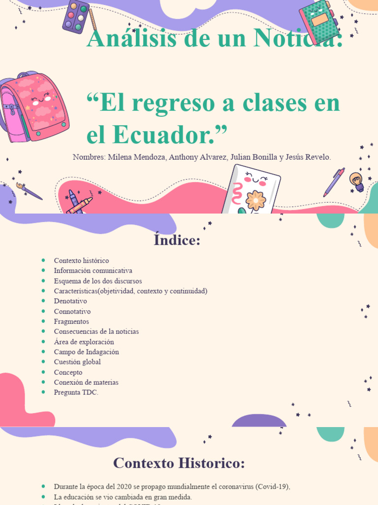 Regreso a Clases en Ecuador 2022 | PDF