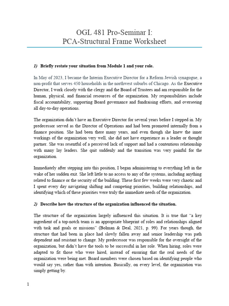 2 structural frame worksheet copy | PDF | Leadership | Business