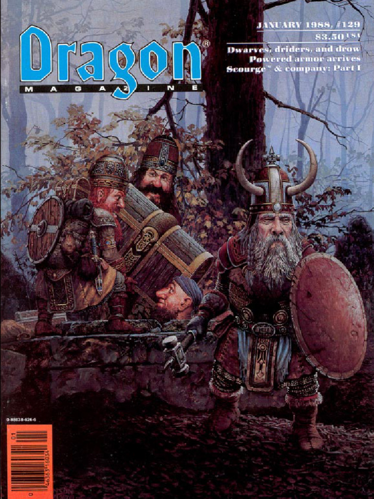 Dragon Magazine 129 | PDF | Dwarf (Dungeons & Dragons) | Tsr, Inc.