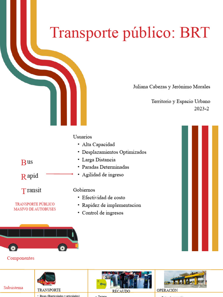 Reto BRT - Final | PDF | Autobús | Transporte