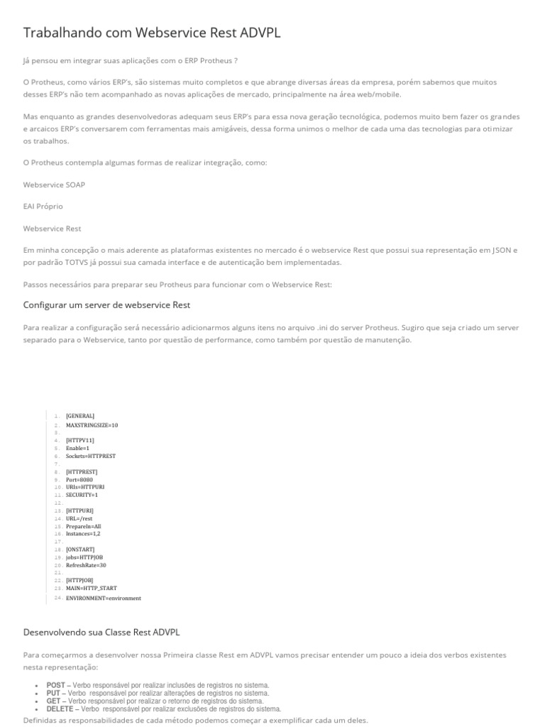 Aula Trabalhando Com Webservice Rest | PDF