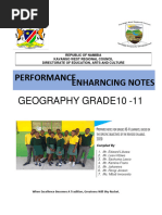 Geography Grade 8 Notes-1 | PDF | Rock (Geology) | Atmosphere Of Earth