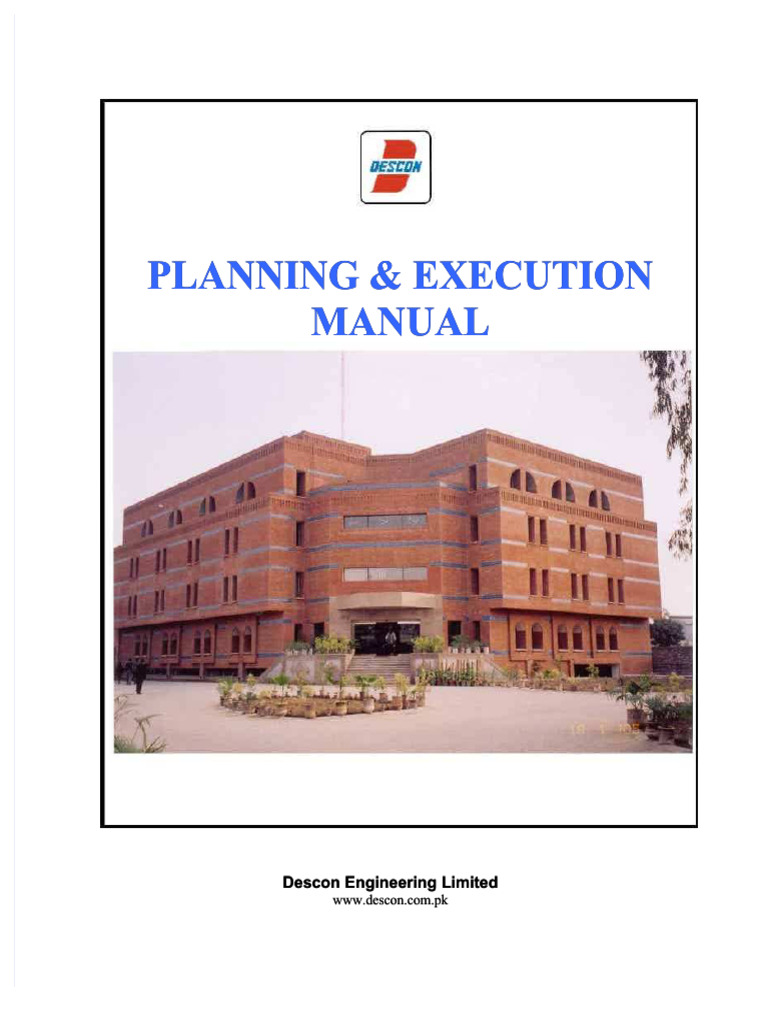 Project Planning Execution Manual | PDF | Project Management | Business