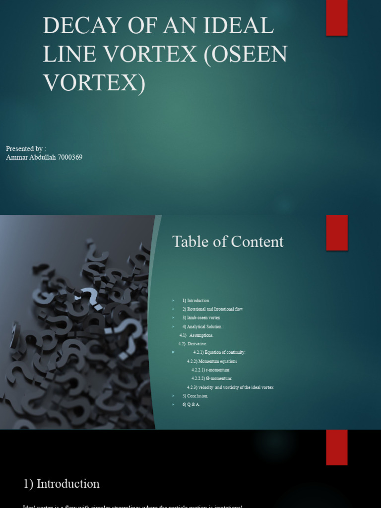 Oseen Vortex | PDF | Vortices | Fluid Dynamics