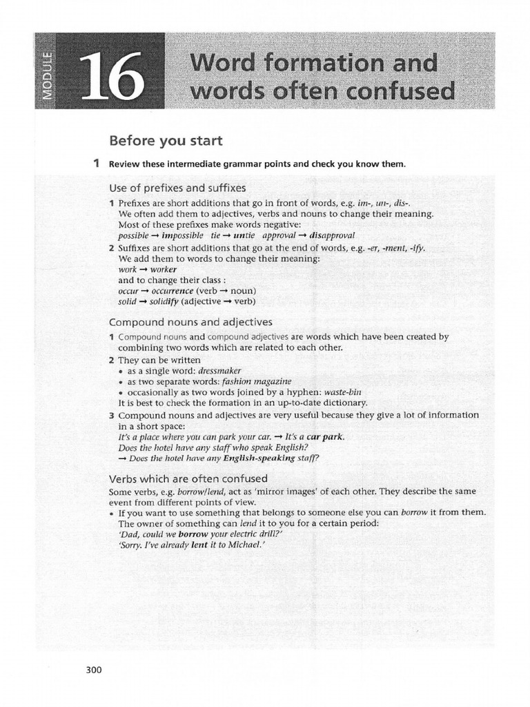 WF&Words Often Confused | PDF
