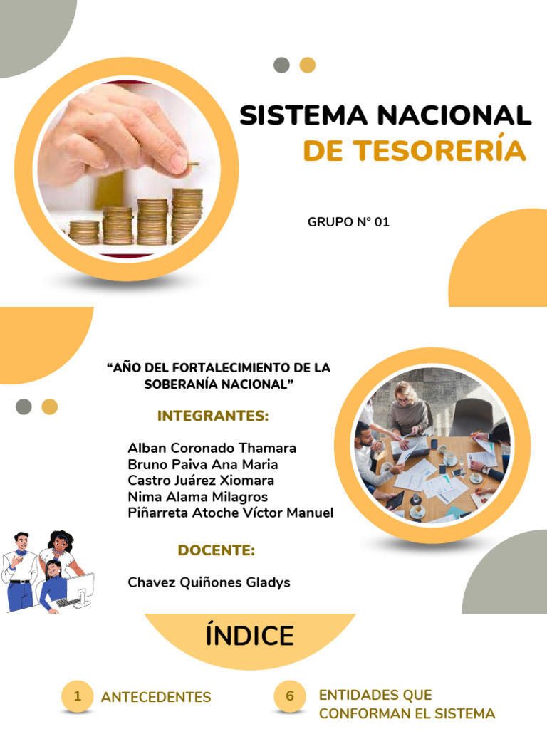 Sistema Nacional de Tesorería - Grupo 1 | PDF