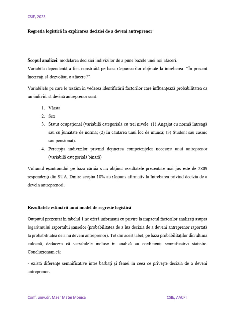 E. exp reg log | PDF