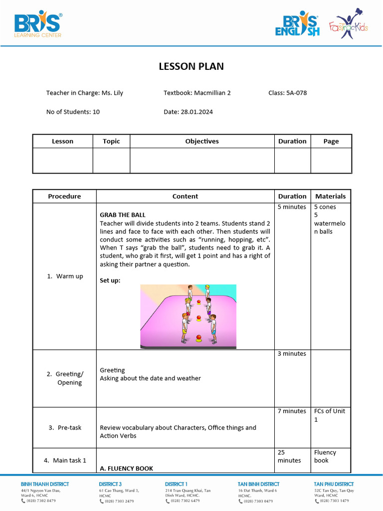 [Bris] Lesson Plan_W2D2_5A-078_Ms.Lily | PDF