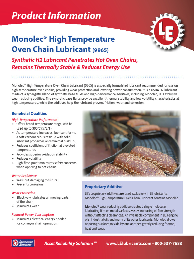 9965 Product Info | PDF | Lubricant | Wear