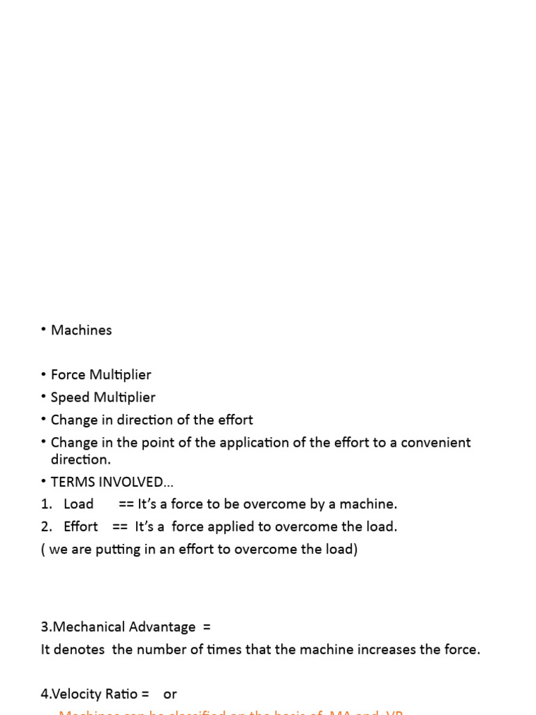 Machines Revision Grade 1 | PDF | Machines | Force