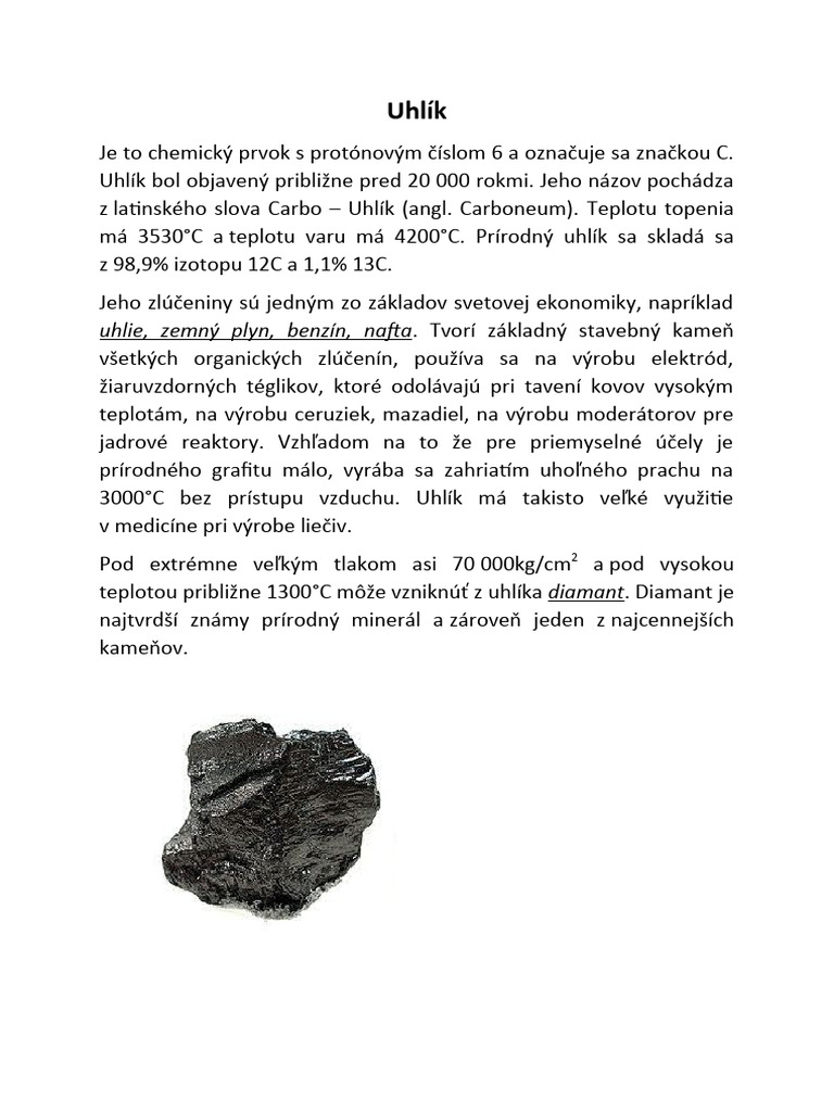 Uhlík | PDF