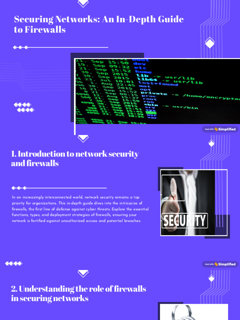 Securing Networks An in Depth Guide To Firewalls | PDF | Security | Computer Security