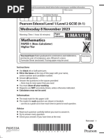 GCSE (9-1) Mathematics Mock Set 6 Paper 1H Mark Scheme | PDF | Mathematics