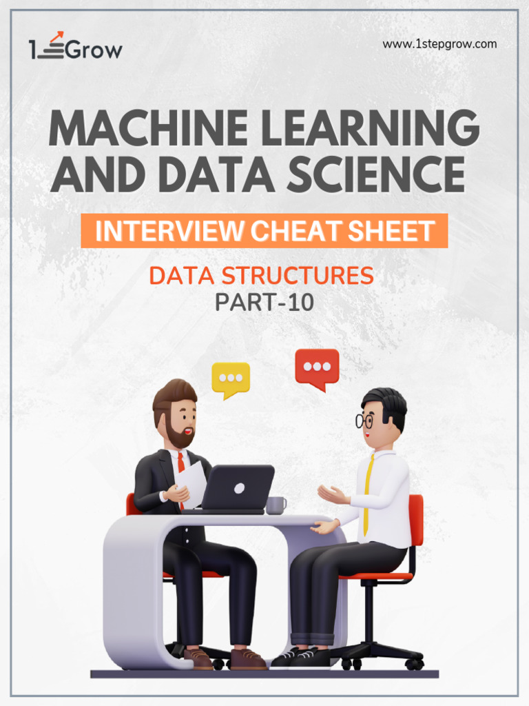 Ml Ds Interview Cheat Sheet Pdf Queue Abstract Data Type Theoretical Computer Science
