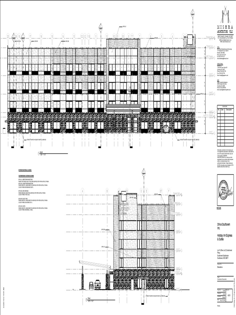 HIEXSthvn - Sheet - A301 - Elevations | PDF | Sedimentology