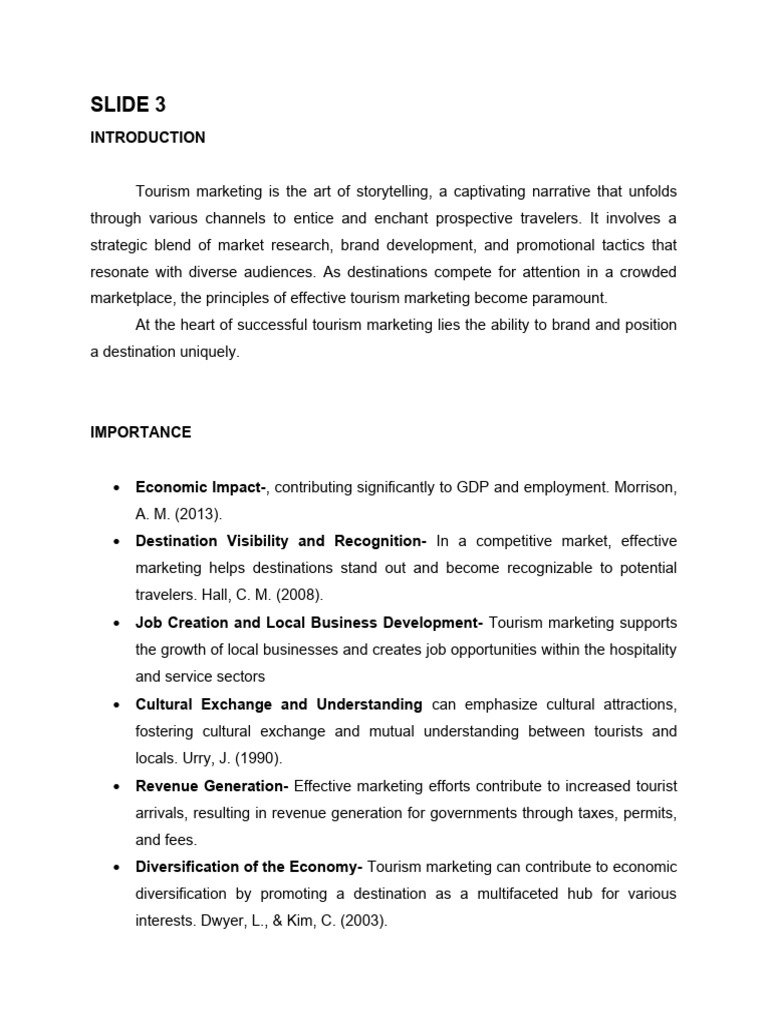 Script Mstm 512 | PDF | Marketing | Tourism